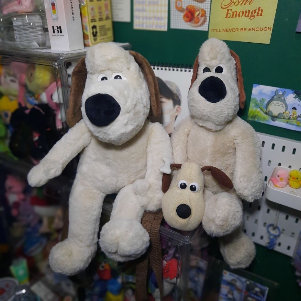 Jual Boneka Tas Bagcharm Dompet Wallace and Gromit | Shopee Indonesia