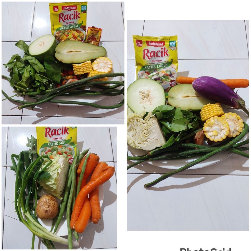 Jual Sayur potong siap masak, sayur sop, sayur asem, sayur lodeh ...