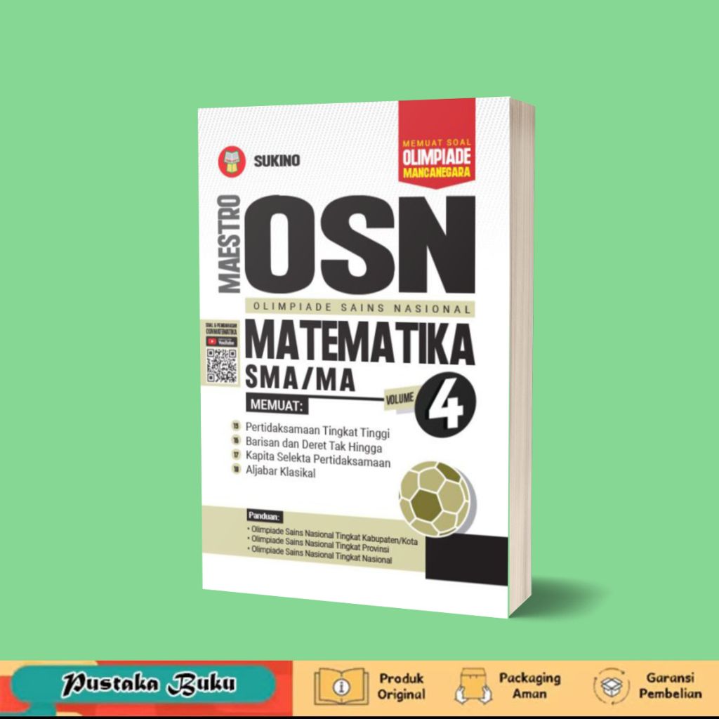 Jual Buku Maestro OSN Matematika SMA/MA Volume 4 | Shopee Indonesia