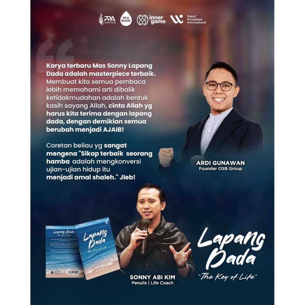 Jual LAPANG DADA THE KEY OF LIFE | SONNY ABI KIM | Shopee Indonesia