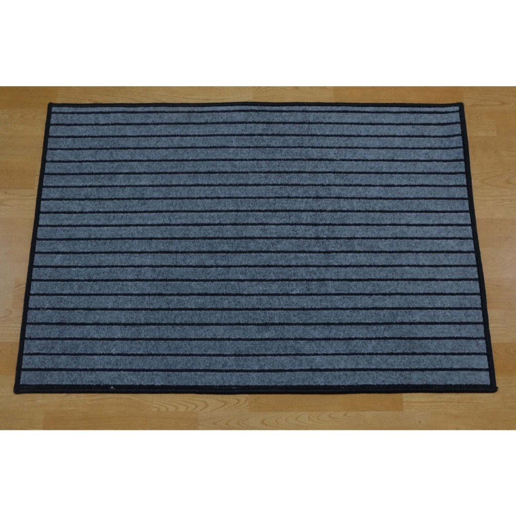 Jual Karpet PREMIUM MAT 1.2x10m Grey Black Line – Keset Panjang Elegan ...