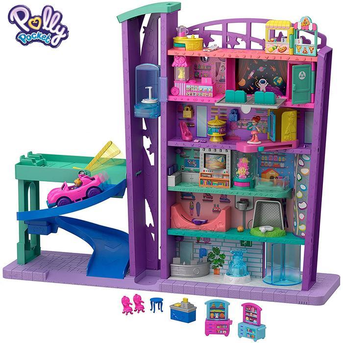 Jual Original Polly Pocket Dolls Mini Polly Shopping Mall Playground ...