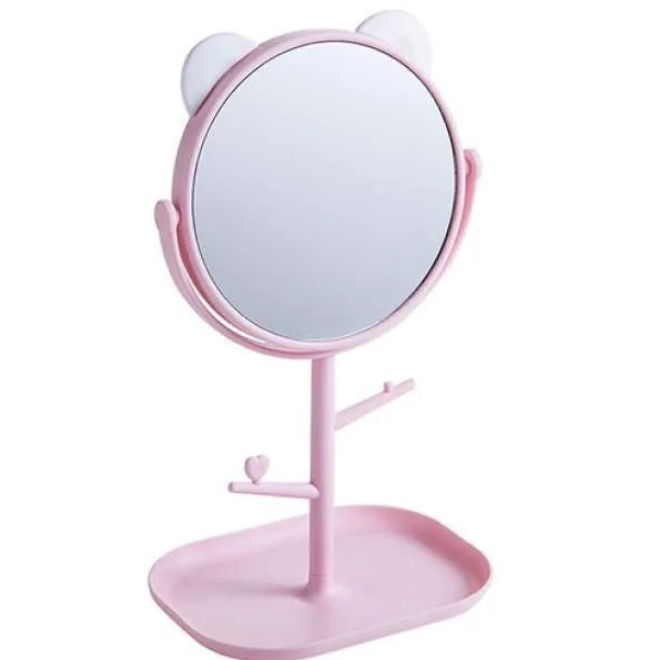 Jual cartoon mmakeup mirror/ kaca makeup/cermin makeup ( random ...