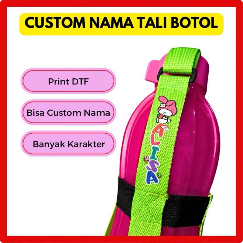 Jual Tali Botol Allsize 1 Custom Nama | Shopee Indonesia