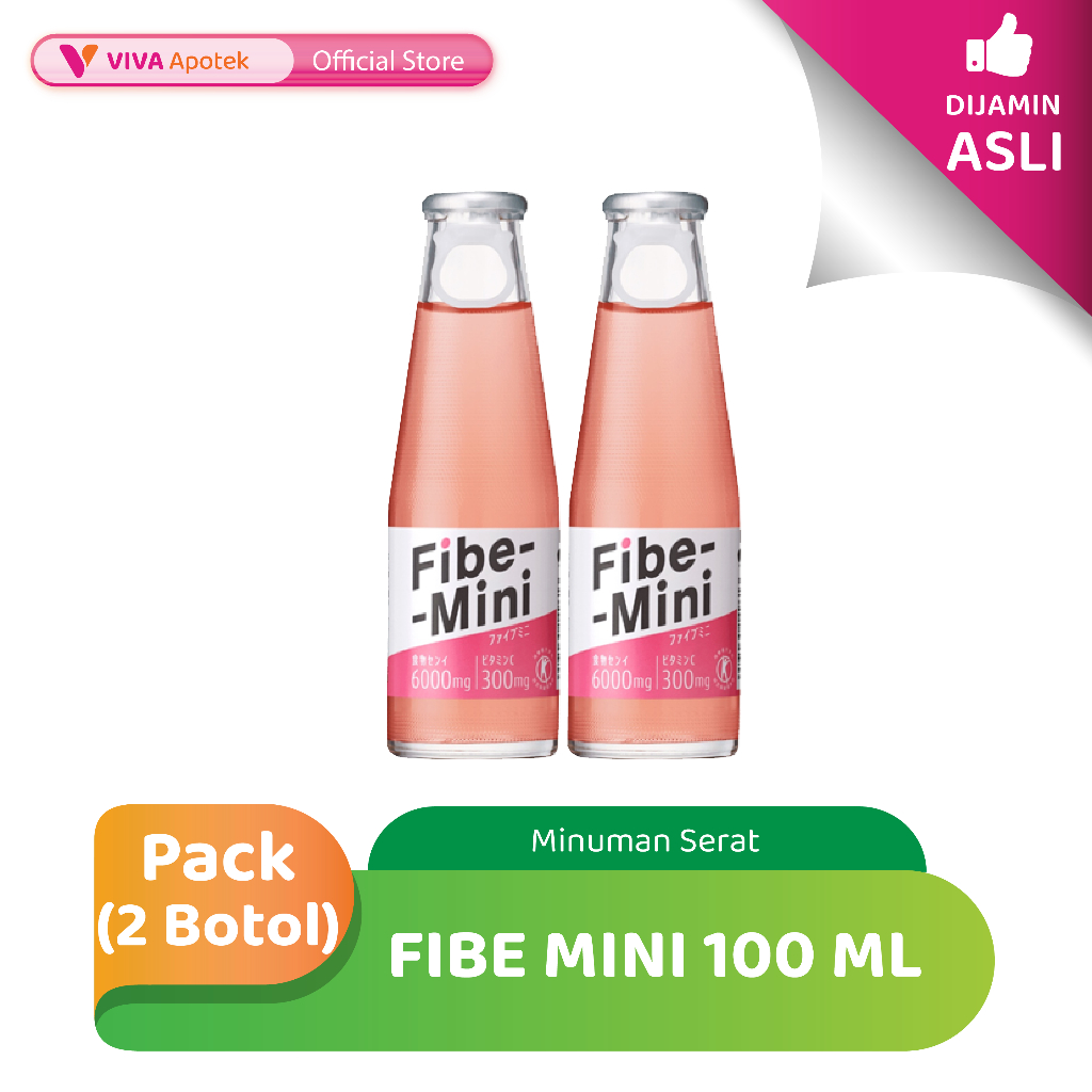 Jual [PAKET HEMAT] Fibe Mini 100 ml Minuman Serat (Pack - 2 Botol ...