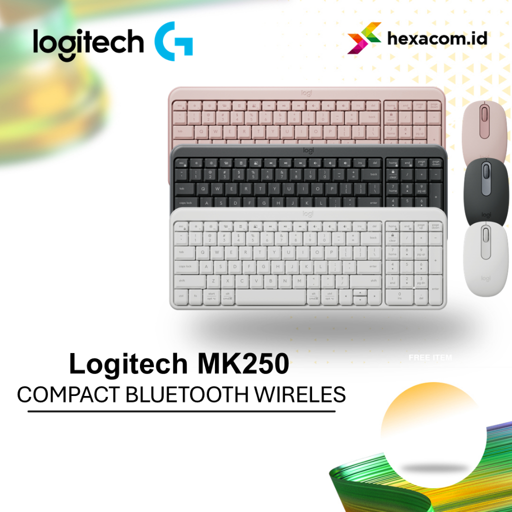 Jual Keyboard Logitech MK250 Compact Bluetooth Wireless | Shopee Indonesia