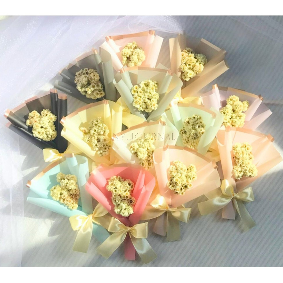 Jual Mini Bouqet Aesthetic (Dried Flowers Edelweiss Original) Buket ...