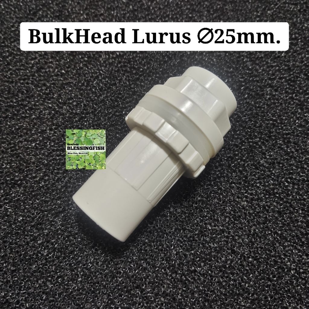 Jual BulkHead Lurus 25mm BulkHead Lurus Pipa 25mm Aquarium Bulk Head ...