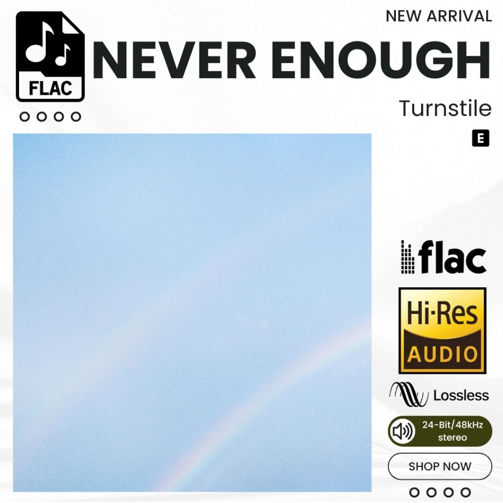 Jual NEVER ENOUGH Turnstile Album lagu FLAC Hi-Res Lossless 24bit 48kHz ...
