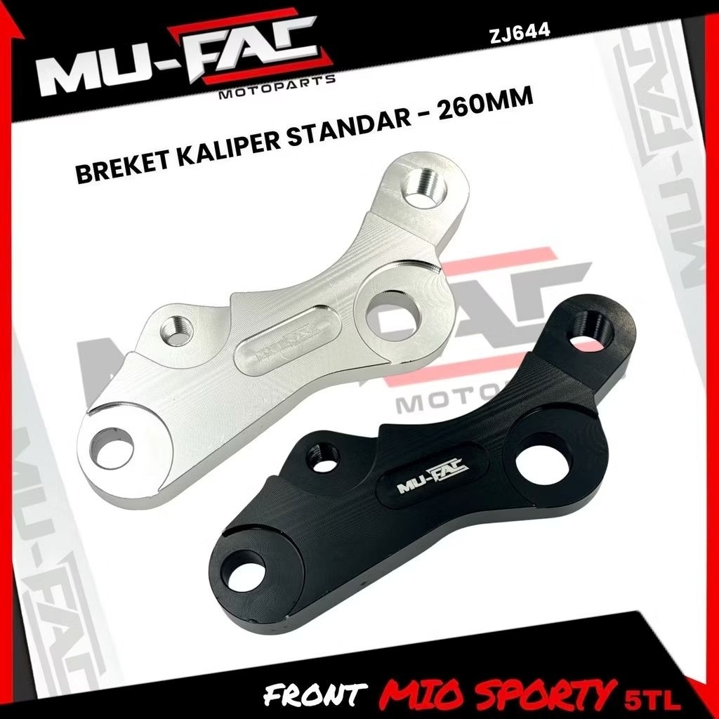 Jual Sambungan Breket / Bracket Cnc Untuk Kaliper 1P Botom Standar Mio ...