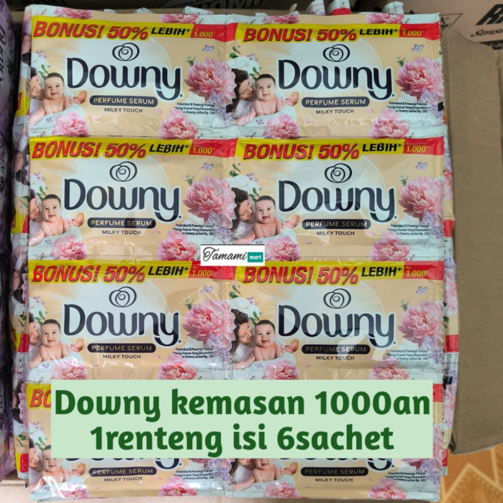 Jual Pewangi baju baby downy milky touch downy pelembut kemasan renceng ...