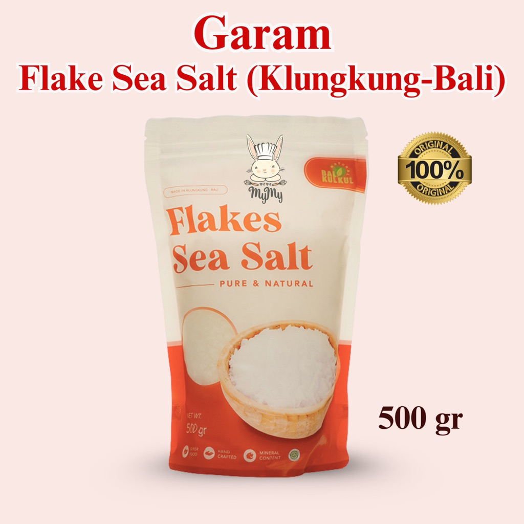 Jual Garam Flakes Sea Salt ( Klungkung-Bali) 500 gr | Shopee Indonesia