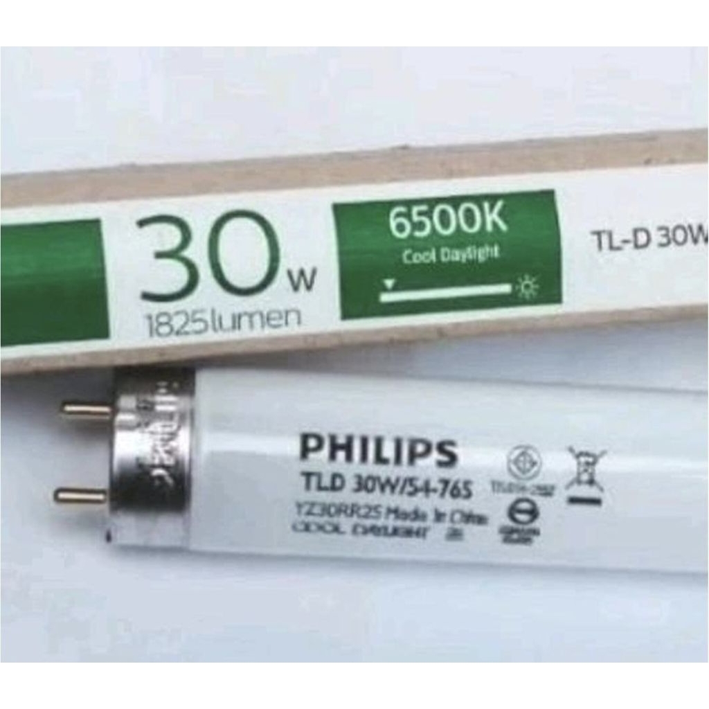 Jual Lampu PHILIPS TL-D 30W/54-765 900mm TLD 30Watt Putih 6500K Panjang ...