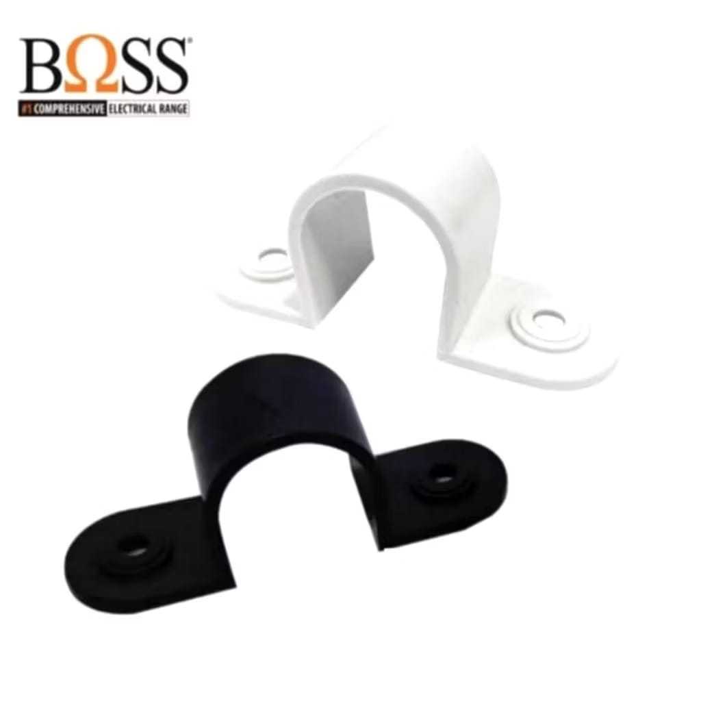 Jual BOSS Klem Pipa Omega 20mm Putih / Hitam | Shopee Indonesia