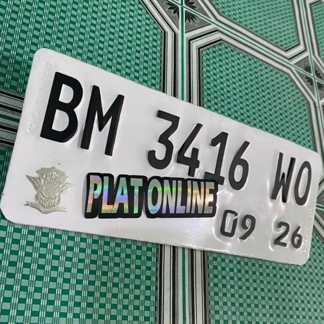 Jual Plat Motor Baut Tanam - Plat Motor - Plat Motor Standar - Plat ...