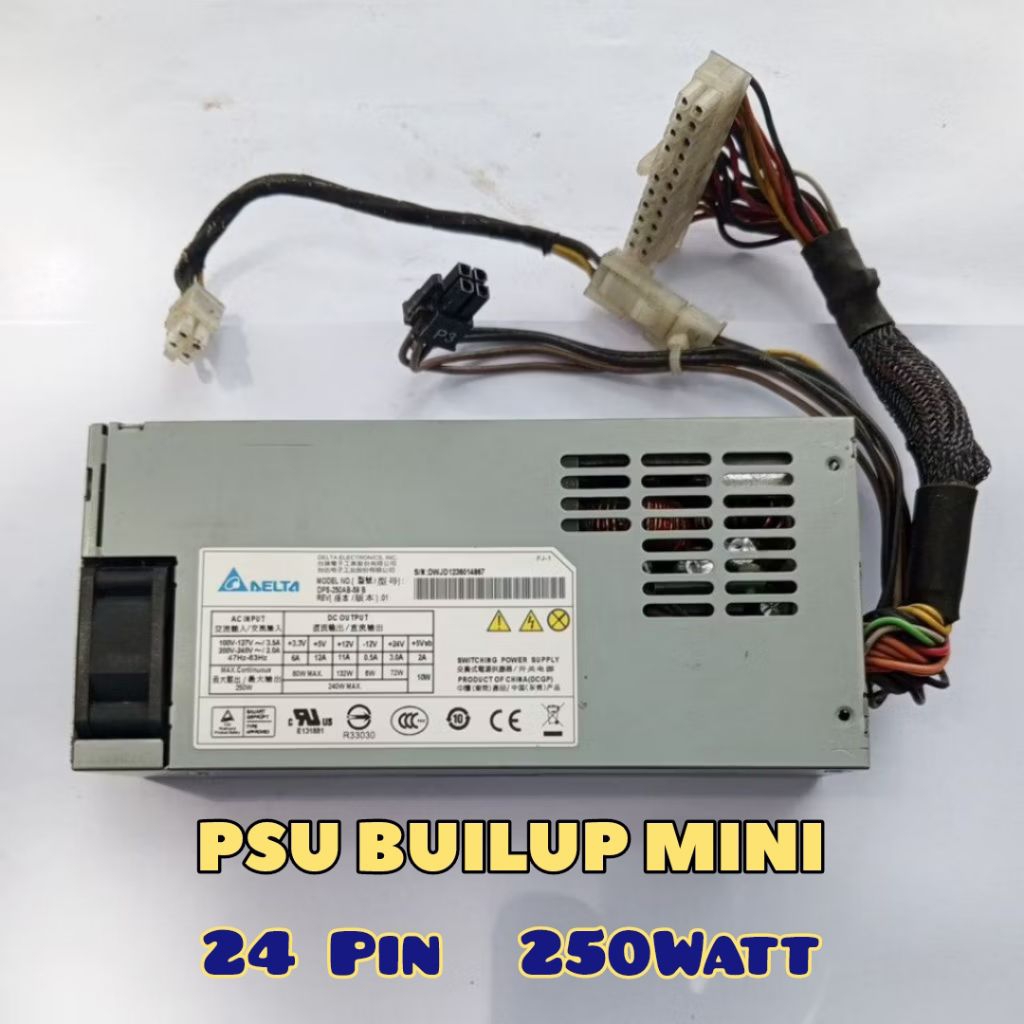 Jual PSU Power Supply mini Buildup Merk delta 250 Watt | Shopee Indonesia