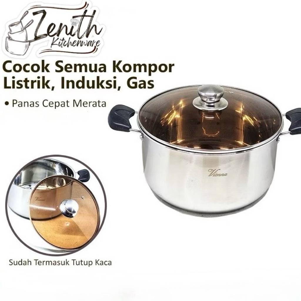 Jual PANCI KUPING STAINLESS STEEL VIENNA/ PANCI SUP/ KOREAN SOUP POT ...