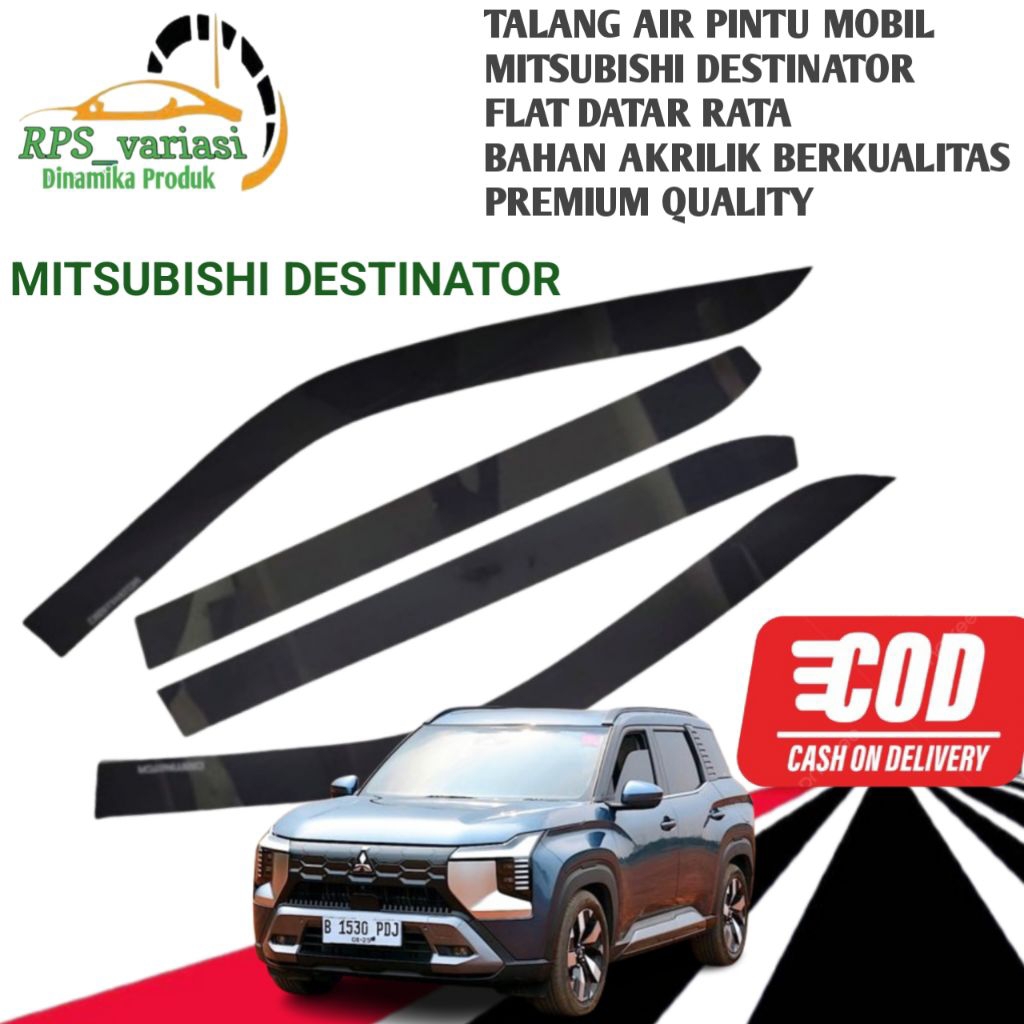 Jual Talang air mobil Mitsubishi Destinator tahun 2025 2026 model flat ...