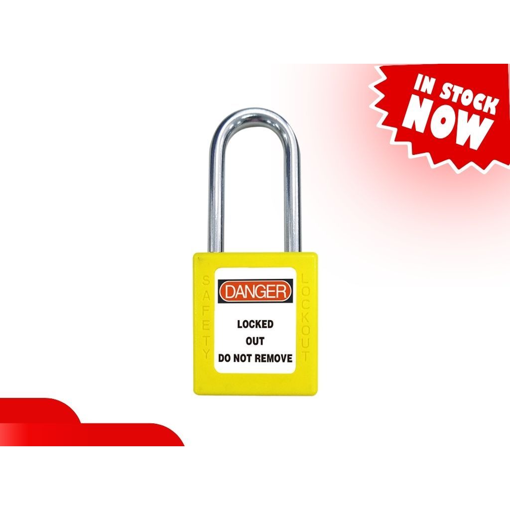 Jual Loto safety padlock thermoplastic yellow 38 mm lockout tagout ...