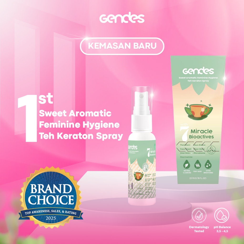 Jual New Launching Gendes Feminine Hygiene Spray with Teh Keraton 7 ...