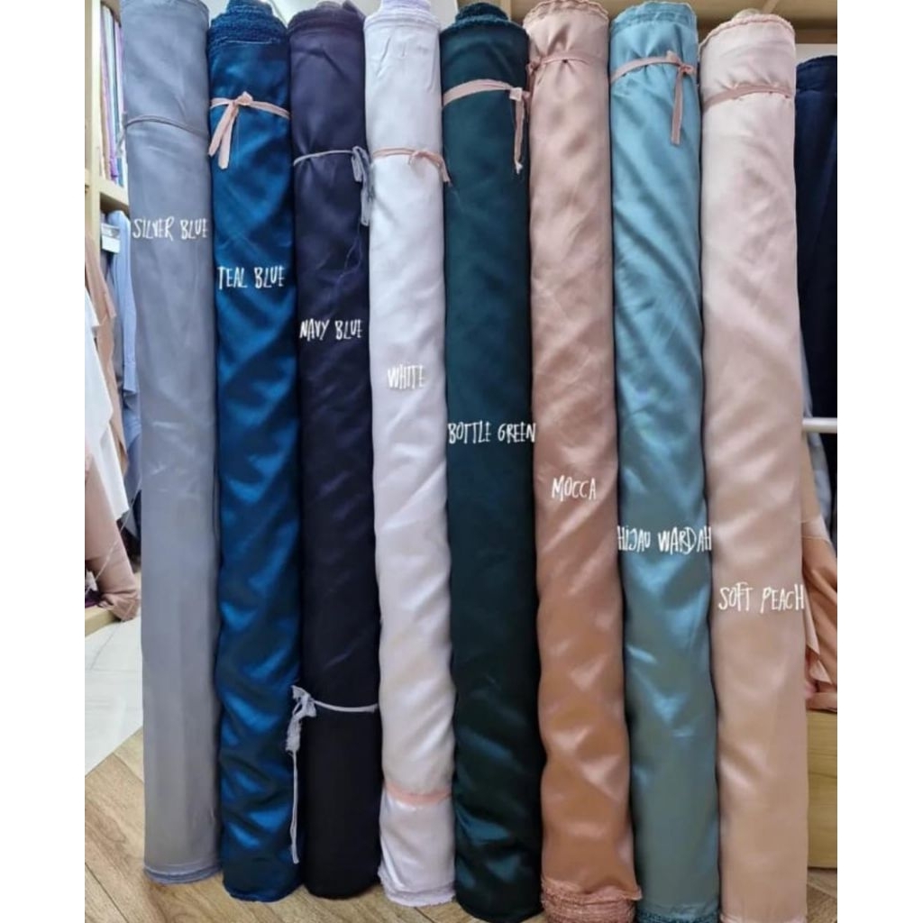 Jual Kain Mikado Liquid/ Kain Mikado Bridal Shimmer/ Kain Mikado ...