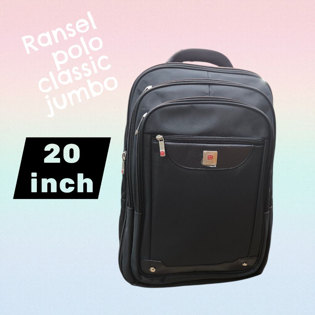 Jual Ransel Polo Classic size 20 inch jumbo Original by President ...