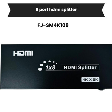 Jual FJGEAR HDMI Splitter 2/4/8 Port Mini Alat Pembagi Sinyal HDMI ...