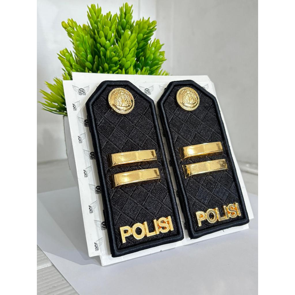 Jual PANGKAT POLRI PDU IPTU BAHAN LOGAM KUNINGAN BERKUALITAS | Shopee ...