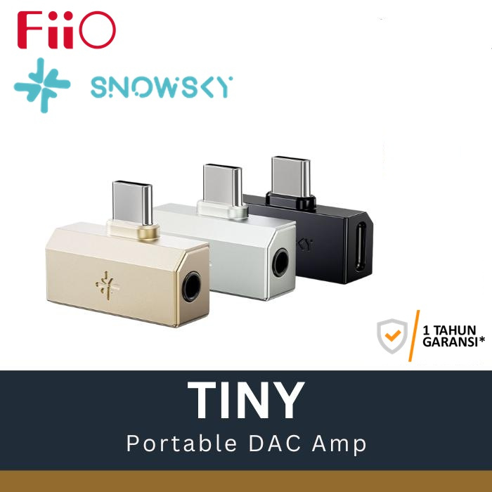 Jual FiiO Snowsky Tiny Mini Portable Dongle DAC Input Type-C input ...