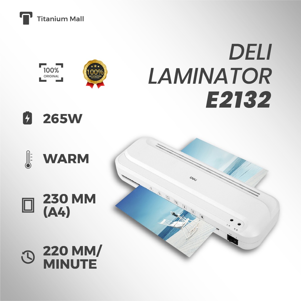 Jual Mesin Laminator DELI E2132– Panas Cepat, Operasi Mudah, Cocok ...