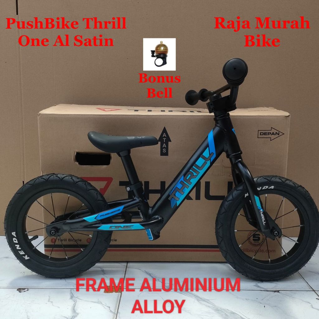 Jual Sepeda Balance Bike Thrill PushBike One Al Satin 12'' Sepeda ...