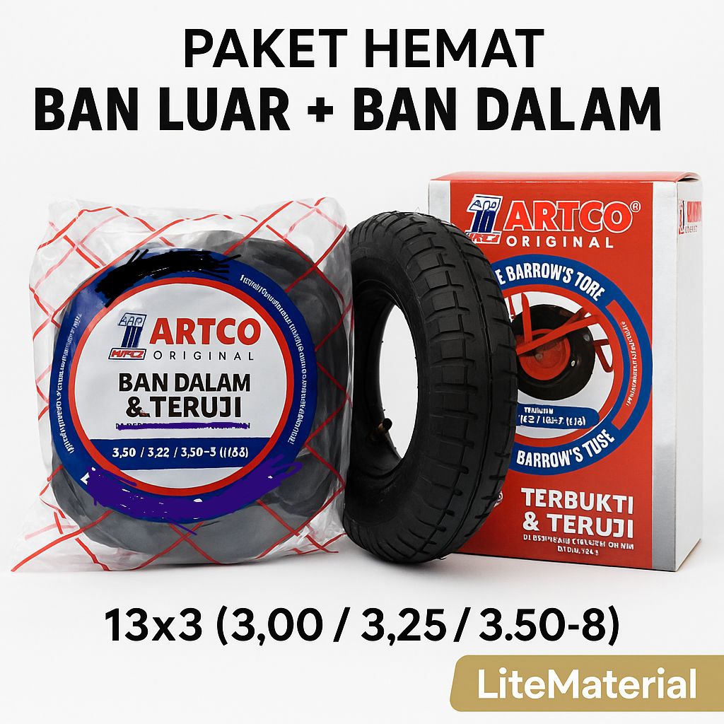 Jual Paket Hemat Ban Luar + Ban Dalam Gerobak Sorong ARTCO Original ...