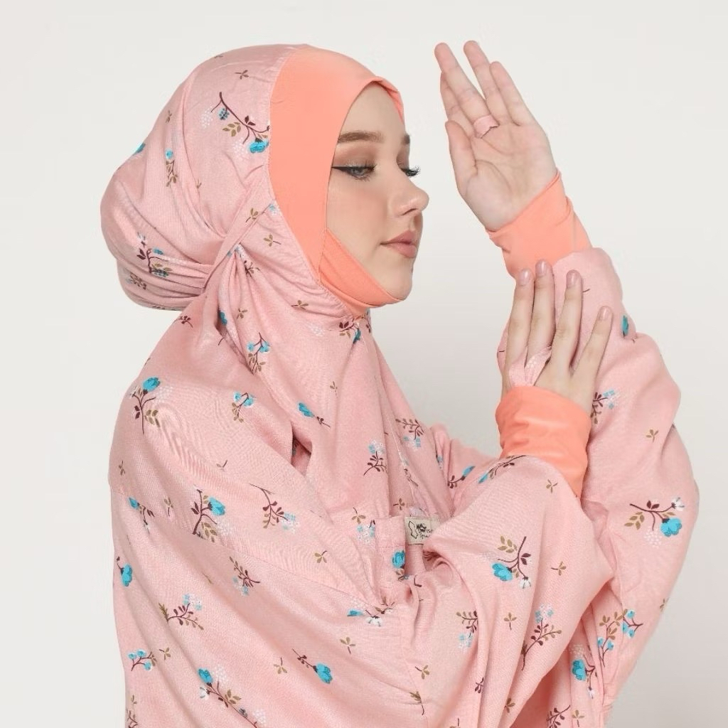 Jual READY !! Mukena terusan dagu tertutup bahan rayon viscose mukena ...