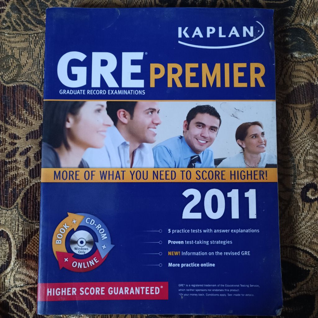 Jual Kaplan GRE Premier 2011 Graduate Record Examinations (GRE) 5 ...