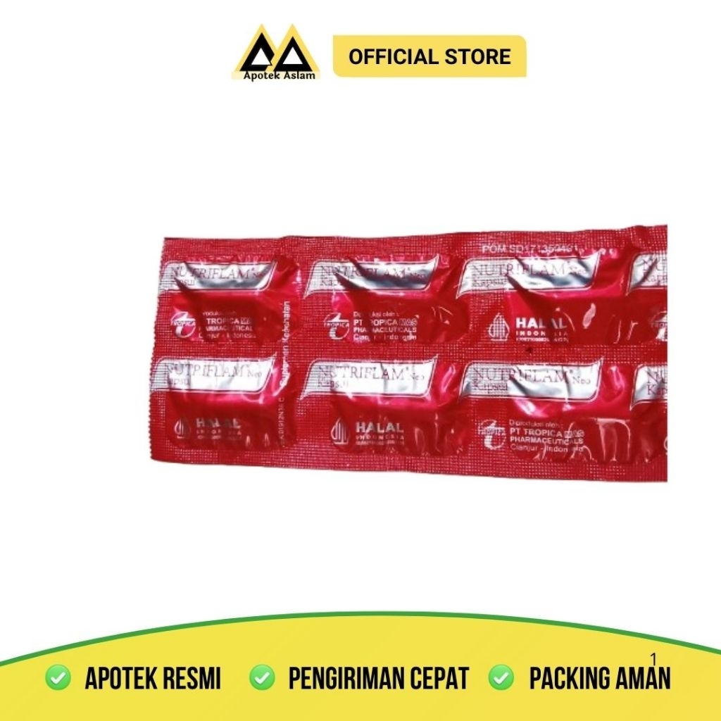 Jual NUTRIFLAM NEO STRIP ISI 6 KAPSUL | Shopee Indonesia