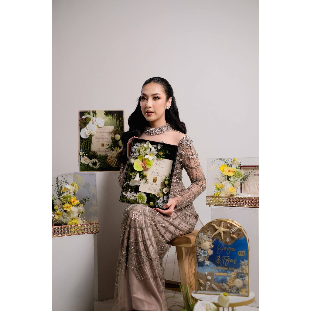 Jual Mahar Akrilik Hitam | Mahar Art Paper | Mahar Pernikahan Gen Z by ...