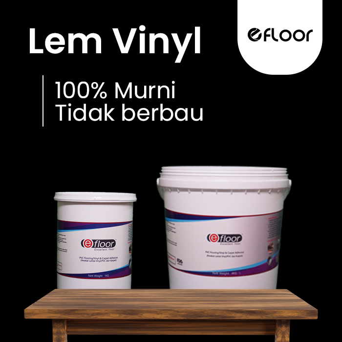 Jual Lem Vinyl Lem Karpet Lantai EFLOOR 1 KG 4 KG | Shopee Indonesia