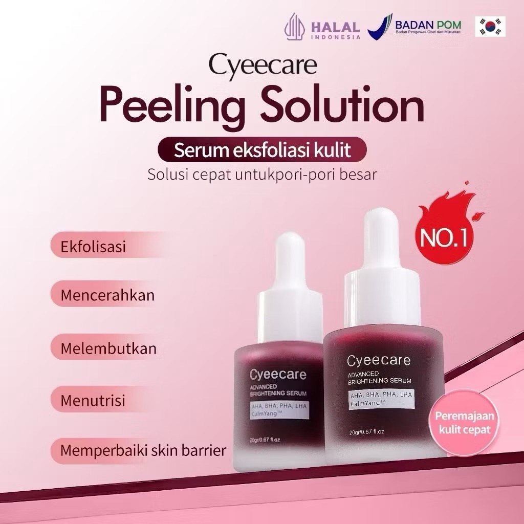 Jual Cyeecare Intensive Peeling Solution Serum Exfoliating Brightening ...