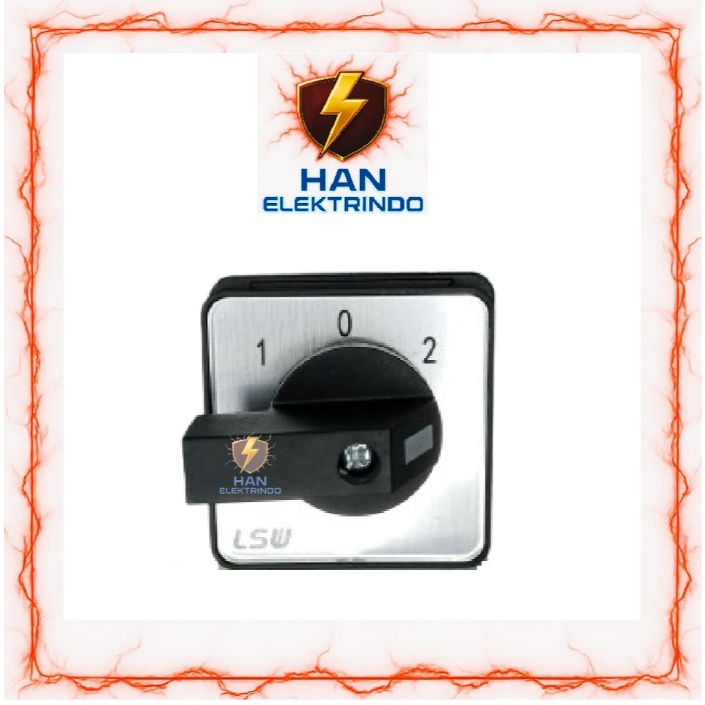 Jual SELECTOR SWITCH 102 3P / SELECTOR 1-0-2 3 Phase / ROTARY SWICTH ...