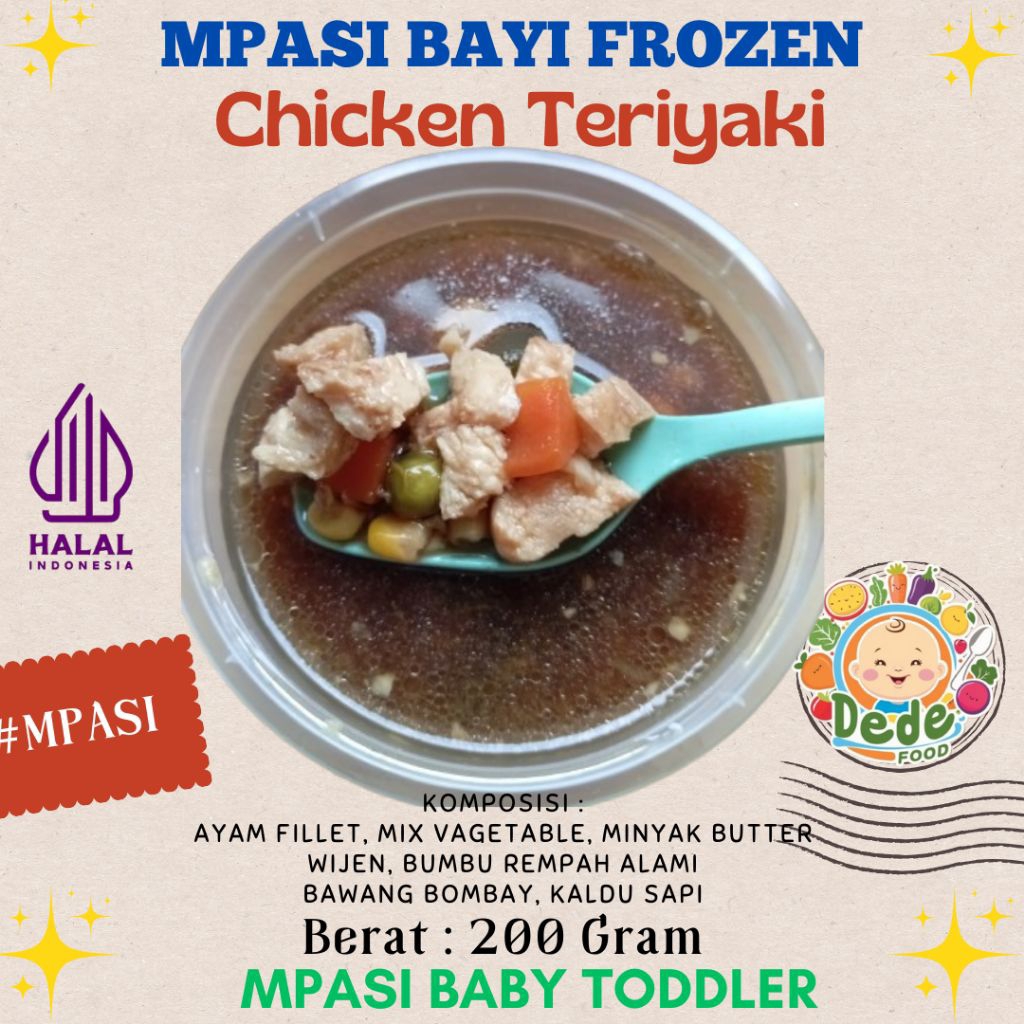 Jual CHICKEN TERIYAKI BB BOOSTER MPASI BAYI FROZEN CATERING | Shopee ...