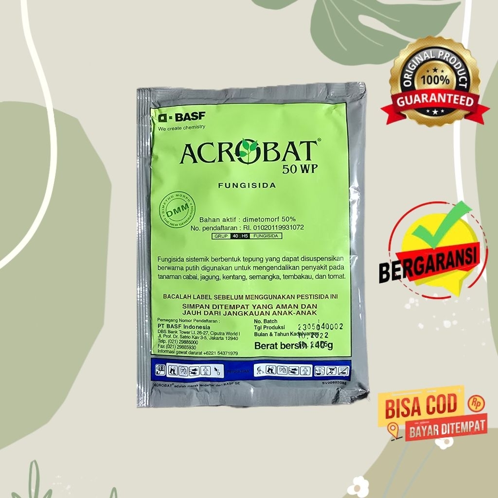 Jual Fungsida Acrobat 50WP 40 Gram | Shopee Indonesia