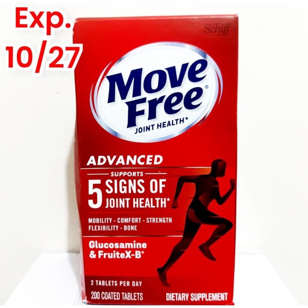 Jual Schiff Move Free Advanced 200 Tablet Joint Supplement Glucosamine ...