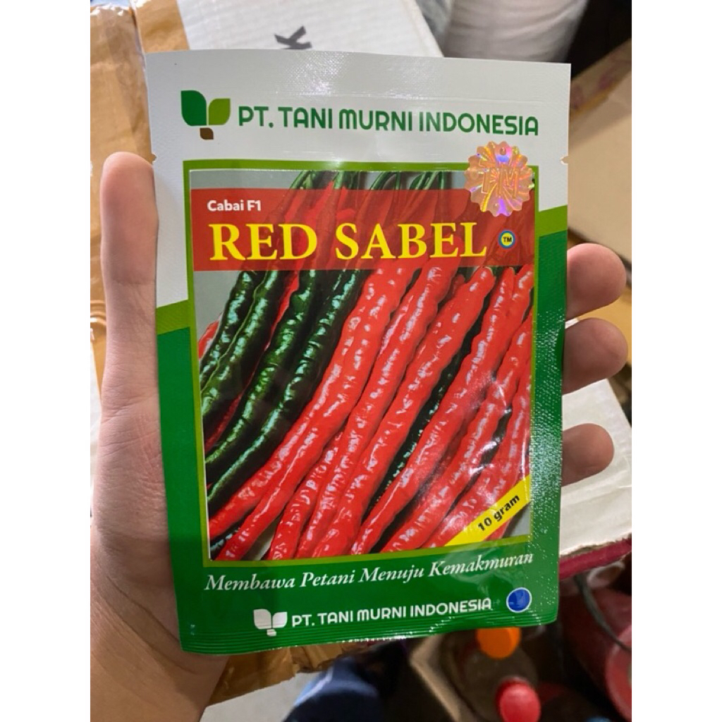 Jual BENIH CABAI MERAH KERITING RED SABEL 10 gram | Shopee Indonesia