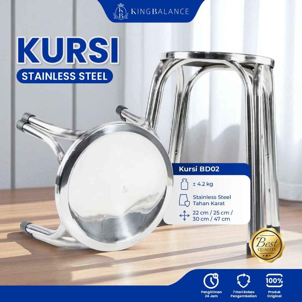 Jual Kursi Bakso Stainless Steel Bangku Bakso Susun Bangku Bar Bangku ...