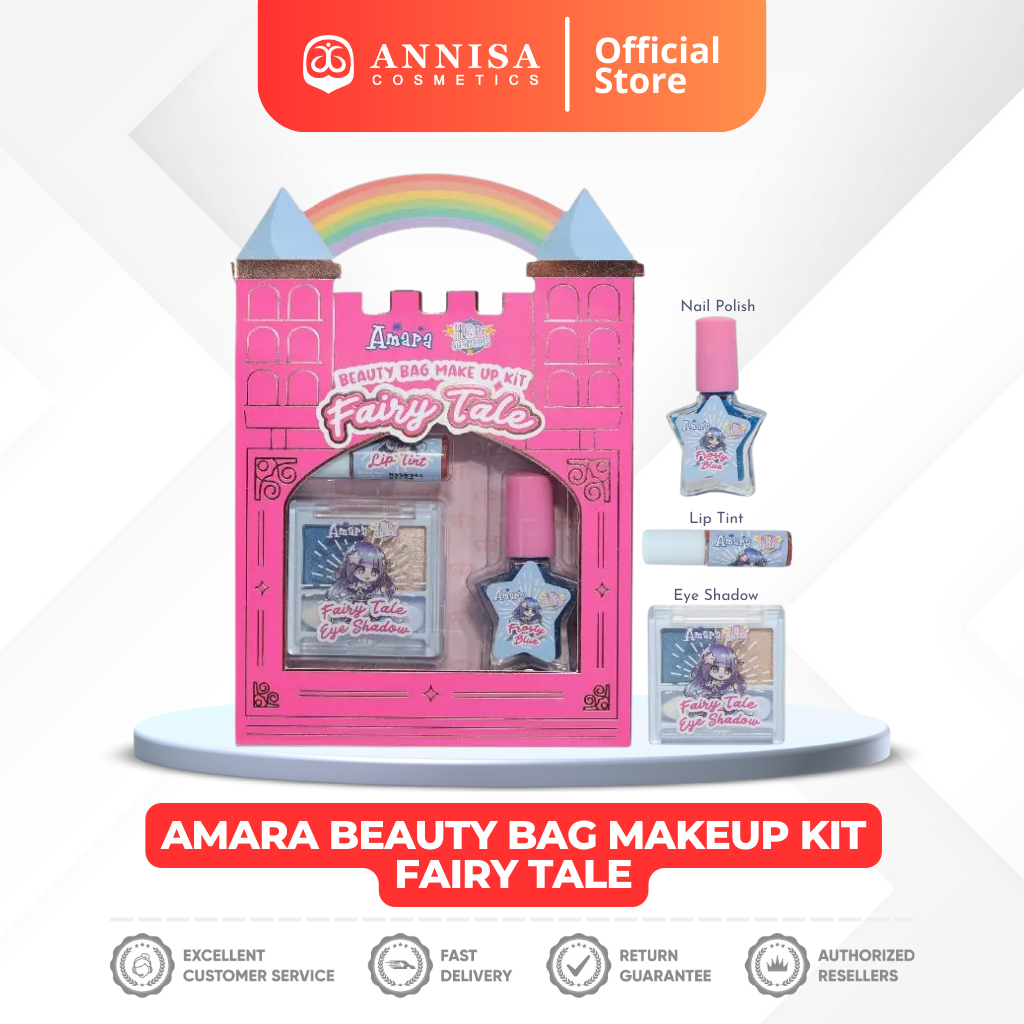 Jual Amara Beauty Bag Makeup Kit Fairy Tale | Shopee Indonesia