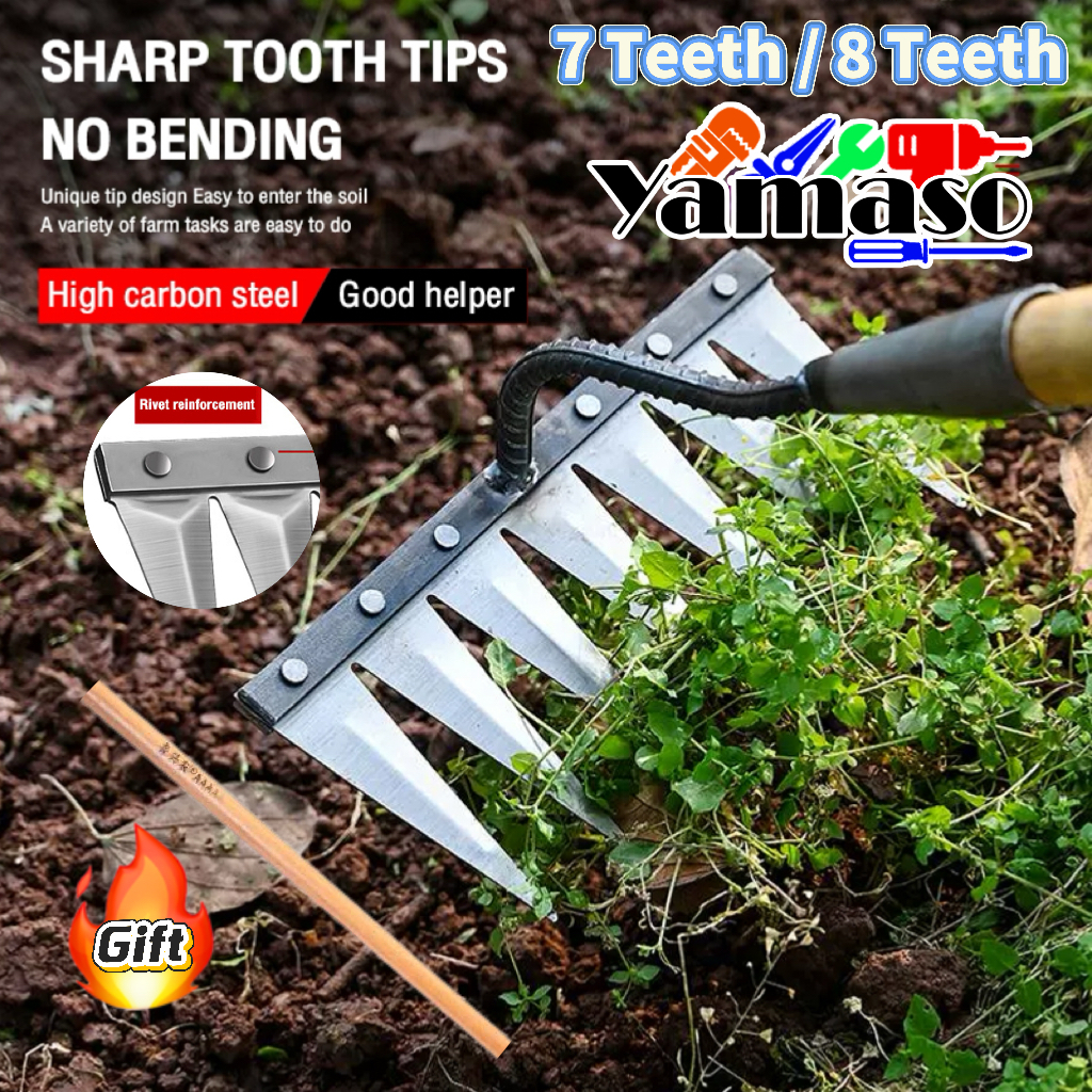 Jual 8T SET Cangkul Pacul Cadong Penyiang Gulma Weeding Garu Harrow ...