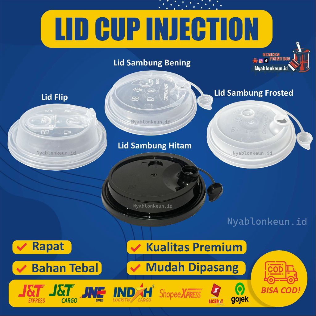 Jual LID CUP INJECTION ISI 25 PCS UNTUK CUP 12 - 24 KHUSUS CUP ...