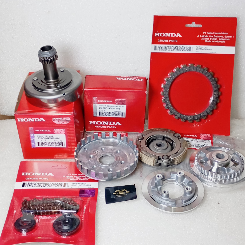 Jual Paket 6 Item Lonceng Ganda Set Kampas Ganda Assy KWB Revo Absolute Blade Lama 110 Revo Fit ...