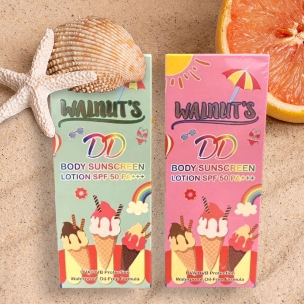 Jual WALNUTS DD BODY SUNSCREEN LOTION SPF 50PA+++150ML | Shopee Indonesia