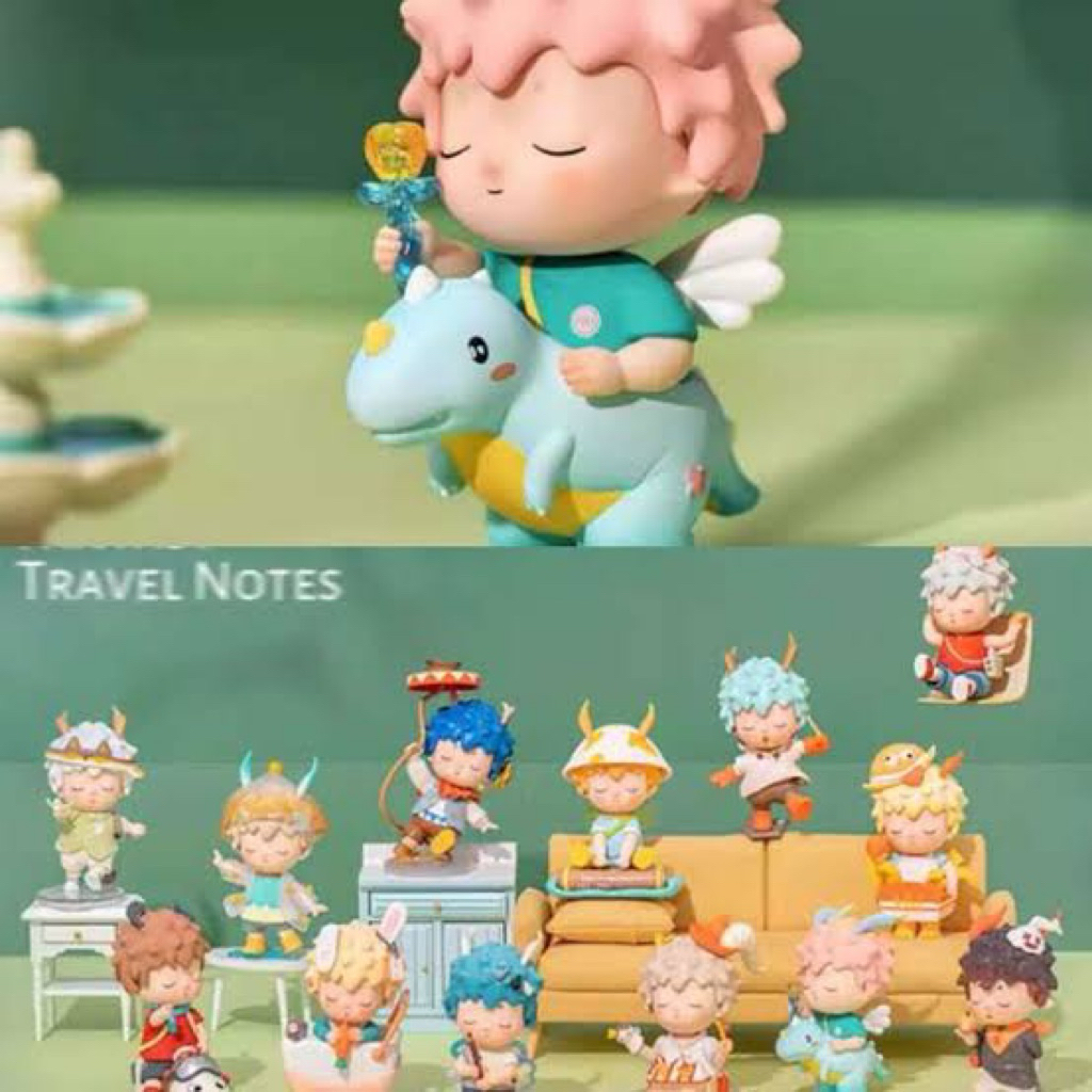 Jual ien ien HEYONE HUHU Weekend Fantasy Travel Notes Series Blind Box ...